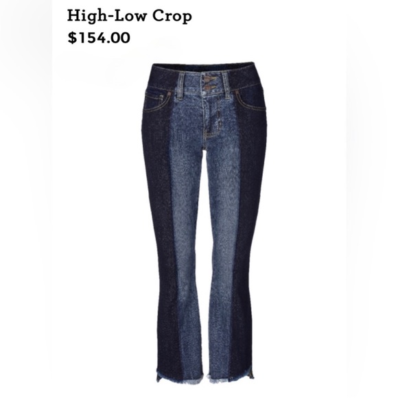 CAbi | Jeans | Cabi High Low Crop Spring 223 Collection Nwt | Poshmark